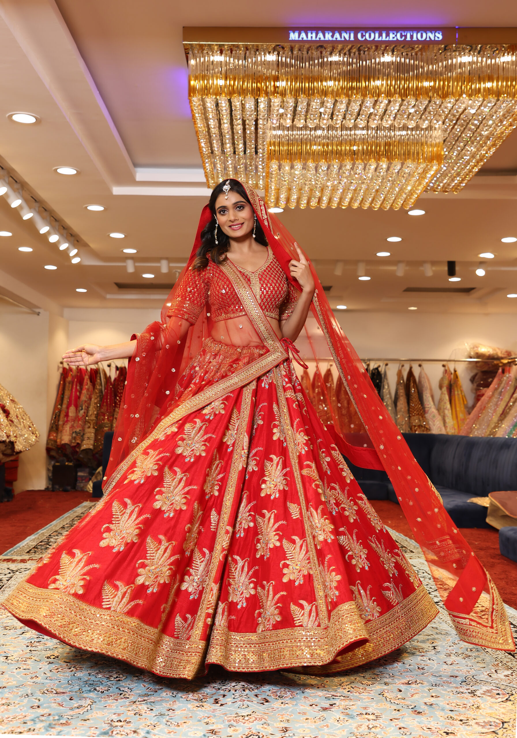 Red Colour Lehenga Choli : The Splendor of Ravishing in Crimson